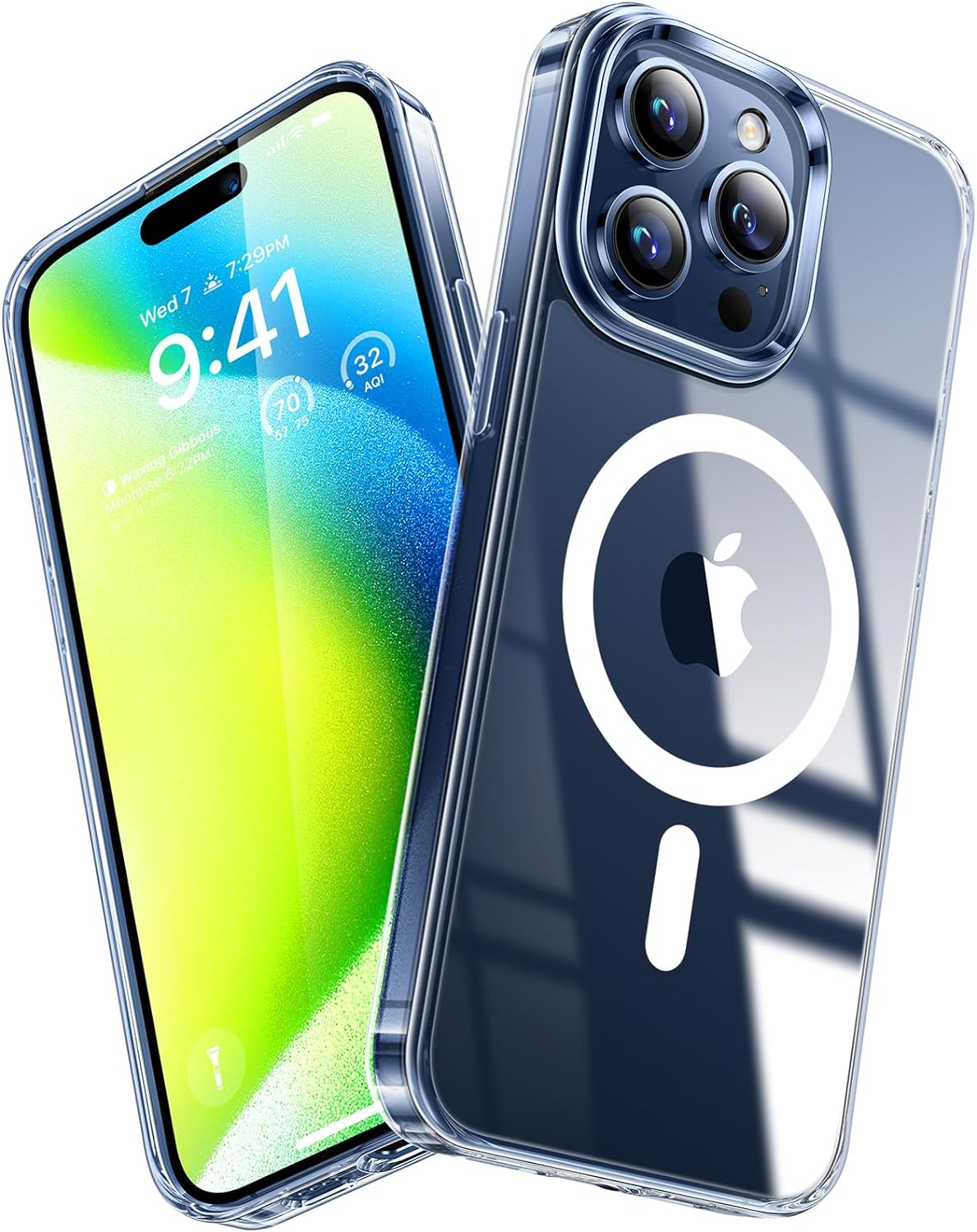 MagSafe Military Grade Protection Crystal Clear iPhone 15 Series Case ...